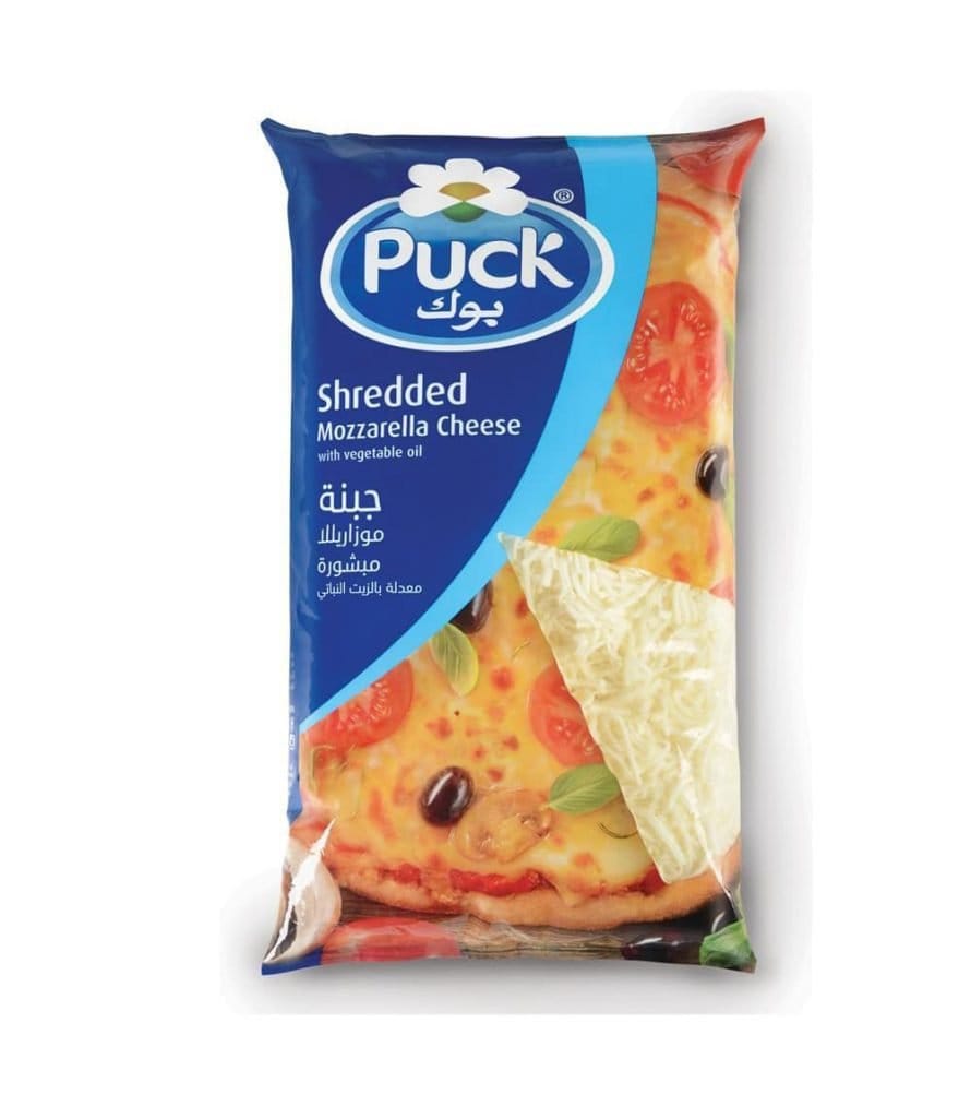 Puck Shredded Mozzarella Cheese 2kg - ArabFoodStuff.com